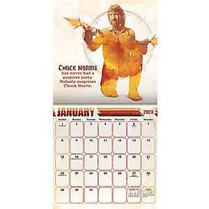 2023 Chuck Norris Wall Calendar