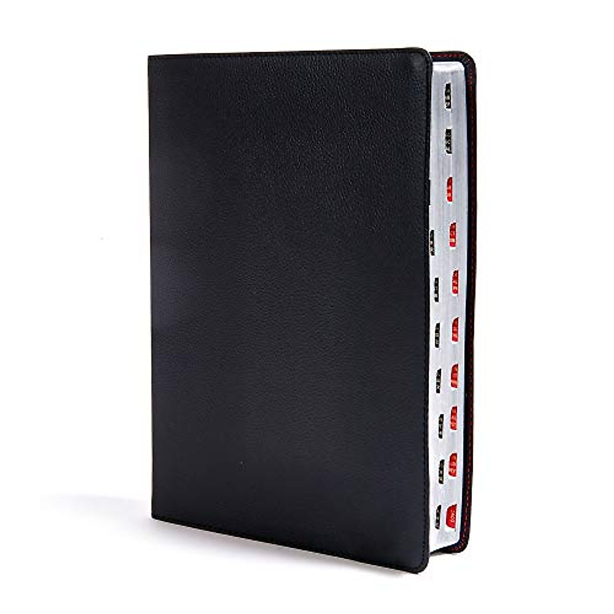 KJV Super Giant Print Reference Bible, Black Genuine Leather, Indexed, Red Letter, Pure Cambridge Text, Presentation Page, Cross-References, Full-Color Maps, Easy-to-Read Bible MCM Type