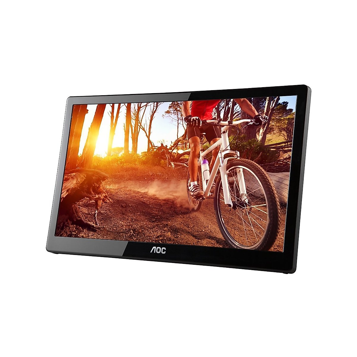 AOC E1659FWU 16IN TFT LCD USB Powered Monitor 8MS 16:9 500:1 Contrast 1366X768