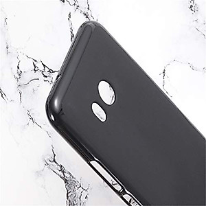 Shantime HTC U11 Case, Scratch Resistant Soft TPU Back Cover Shockproof Silicone Gel Rubber Bumper Anti-Fingerprints Full-Body Protective Case Cover for HTC U11 (White)