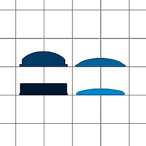 Krollen Industrial 23 Gallon Blue Recycle Slim Jim Trash Can with Paper Slot