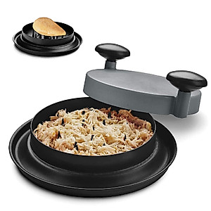 Chicken Shredder, Alternative to Bear Claws Meat Shredder, Meat Shredding Tool with Handles and Non-Skid Base Suitable for Pulled Pork, Beef and Chicken (Gray)