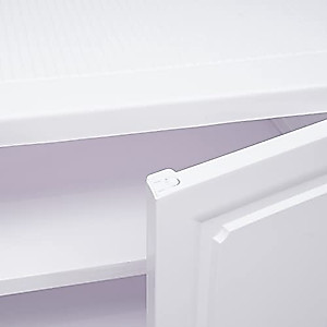 Gdrasuya10 Plastic Drawers Dresser with 2 Drawers and 1 Large Cabinet, 22.4" L x 15.7" D x 43.3" H Plastic Tower Closet Organizer with Wheels Suitable for Apartments Condos and Dorm Rooms