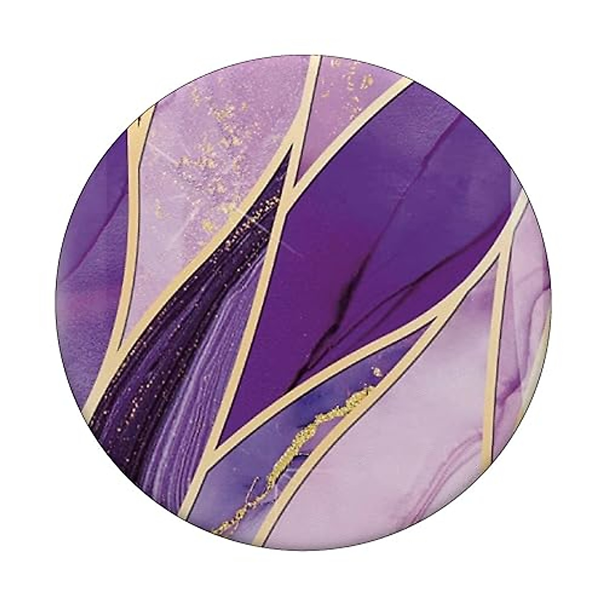 Purple Stripe Illustration Pattern Phone Popper PopSockets Standard PopGrip