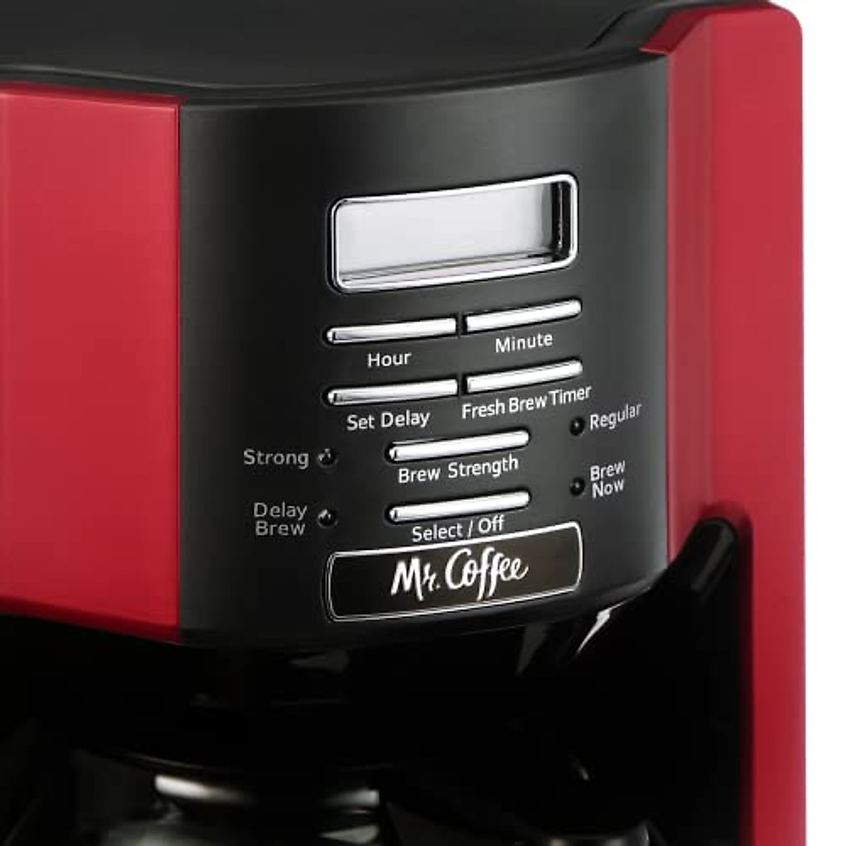 Falinlve Coffee Maker, 12-Cup Drip Coffee Maker, Auto Keep Warm Function, Smart Anti-Drip System, Coffee Pot Machine, Brew Strength Control, 900W Fast Brew Auto Shut Off (Red)