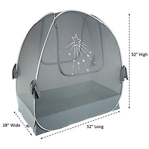 Aussie Cot Net - Baby Crib Tent to Keep Baby from Climbing Out - Toddler Proof Crib Netting Mosquito Net