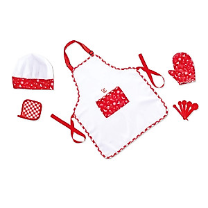 Hape Chef Pack | Chef Dress Up Play Set with Cooking Accessories for Kids