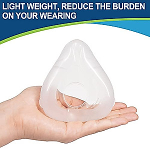 TUSOA 2 Packs Replacement Cushion Compatible with Airfit F20 Medium - Covers Nose and Mouth, Reliable Seal & Comfortable Fit