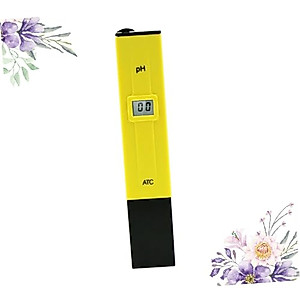 CHILDWEET Ph Measurement Water Ph Pen Portable Ph Pen Water Quality Monitor Ph Test Pen Pool Ph Tester Digital Ph Tester Water Tester Ph Tester Digital Fish Tank Ph Tester LCD Ph Pen Yellow