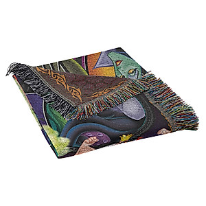Disney-Pixar Villains, "Vile Villains" Woven Tapestry Throw Blanket, 48" x 60", Multi Color, 1 Count