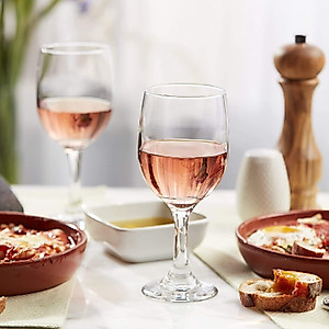 Libbey Claret Clear Wine Goblets - Set of 4, 11.5 oz