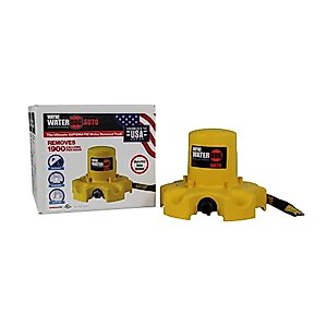 Wayne 57736-WYN1 WWB Waterbug 1/4 HP Auto On/Off Water Removal Tool, Yellow, No Size