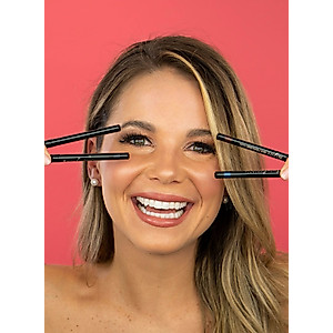 VASANTI Kajal Waterline Eyeliner Pencil - Long-lasting, Waterproof, Smudge-proof, Safe for Sensitive Eyes, Waterline Eye Liner - Opthalmologist Approved and Tested (Rich Brown)