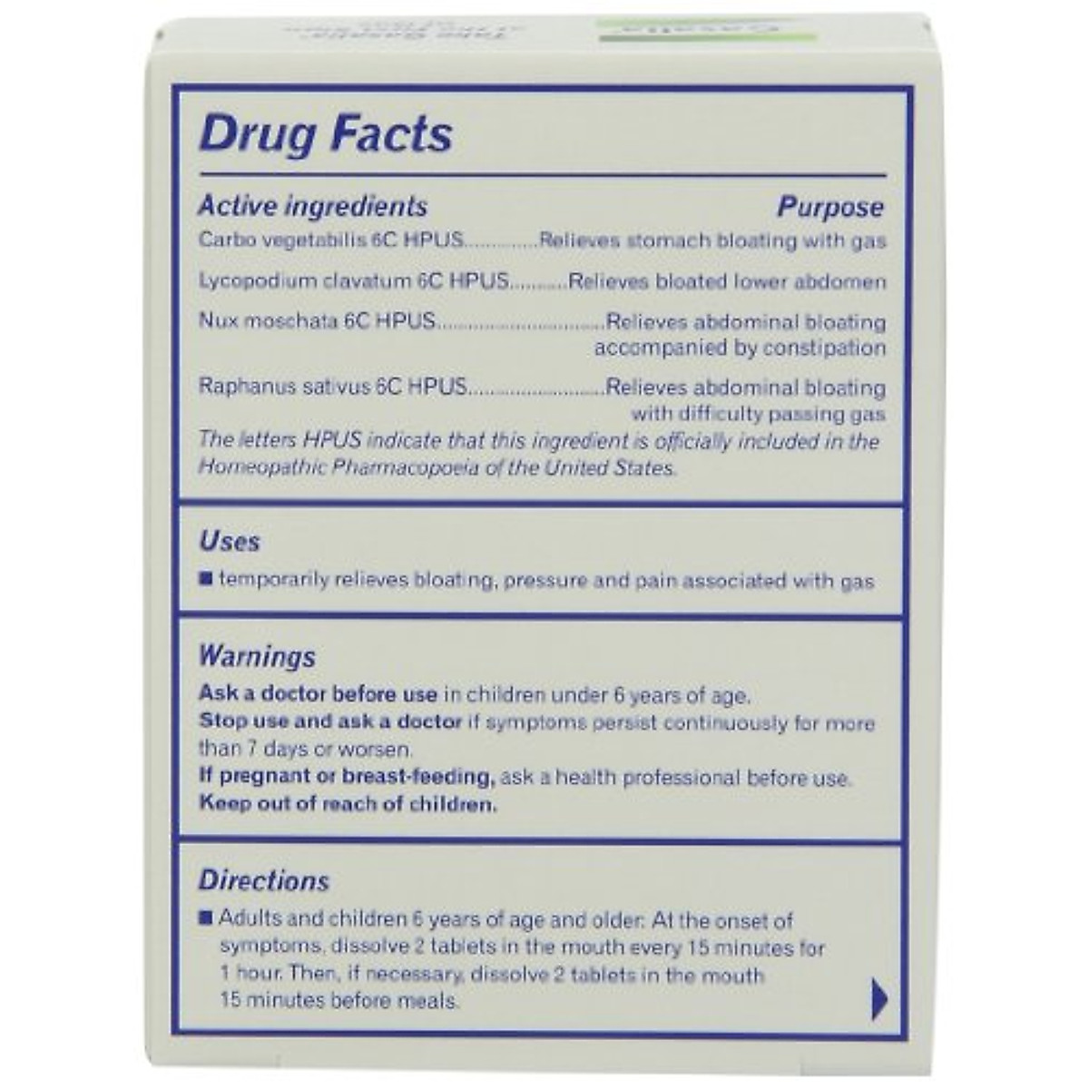 Boiron Gasalia, 3 Pack, (60 Tablets per Pack), Homeopathic Medicine for Gas Relief