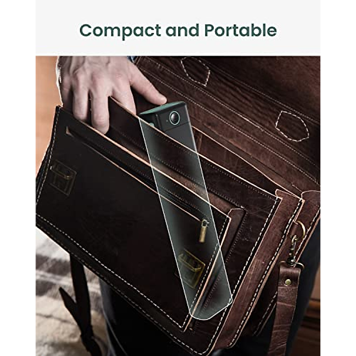 Phomemo M08F A4 Portable Thermal Printer, Supports 8.26"x11.69" A4 Thermal Paper, Wireless Mobile Travel Printers for Car & Office, Bluetooth Printer Compatible with Android and iOS Phone & Laptop