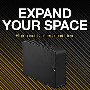 Seagate Expansion 12TB External Hard Drive HDD - USB 3.0, with Rescue Data Recovery Services (STKP12000400)