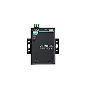 MOXA NPort 5210-2 Ports Device Server, 10/100 Ethernet, RS-232, RJ45 8 Pin- Without- Adapter