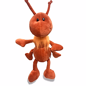 JoyAmigo Ant Plush Stuffed Animal Insect Toy, Soft Ant Bug Plushies, Best Gift for Kids Birthday Party Costume Ants Go Marching Nursery Decoration Bugs Mother's Day Present