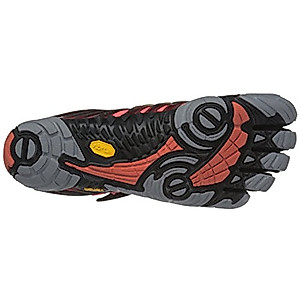 Vibram Women's V-Train Cross-Trainer Shoe, Black/Coral/Grey, 36 EU/6 M US