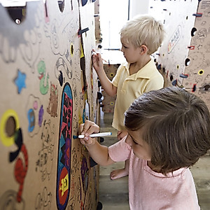 Make-A-Fort Creator Kit - Build Complex and Challenging Forts for Kids - Creative Fun for Ages 8 and Up - Build a Robot, a Rocket, a Shark, Fighter Jets, and More - Durable, Reusable, and Made in USA