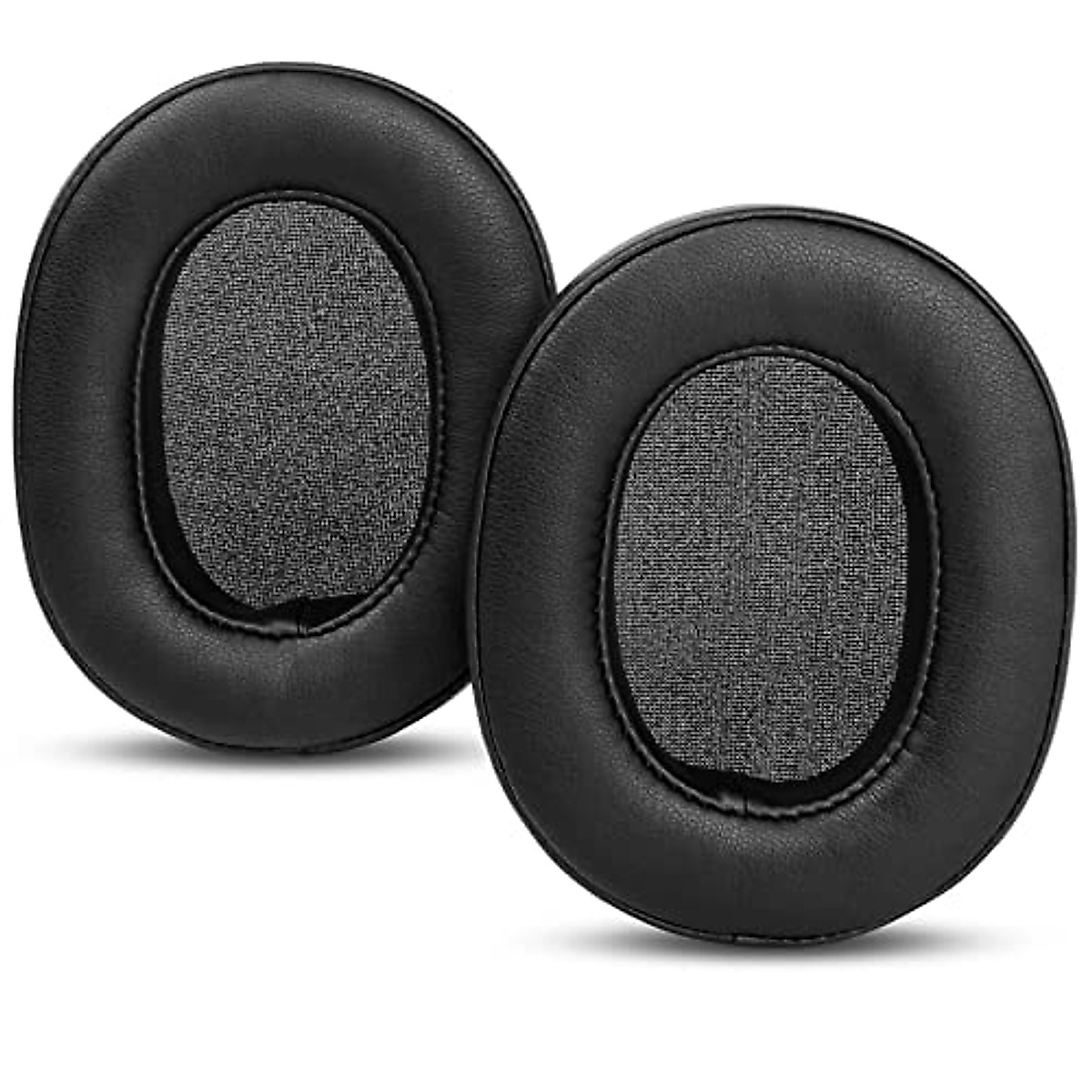 WH-1000XM5 Ear Pads-YunYiYi Replacement Earpads Ear Cushion Compatible with Sony WH-1000XM5 Headphones Protein Leather Ear Cups/Earmuffs/Cover. (Black)