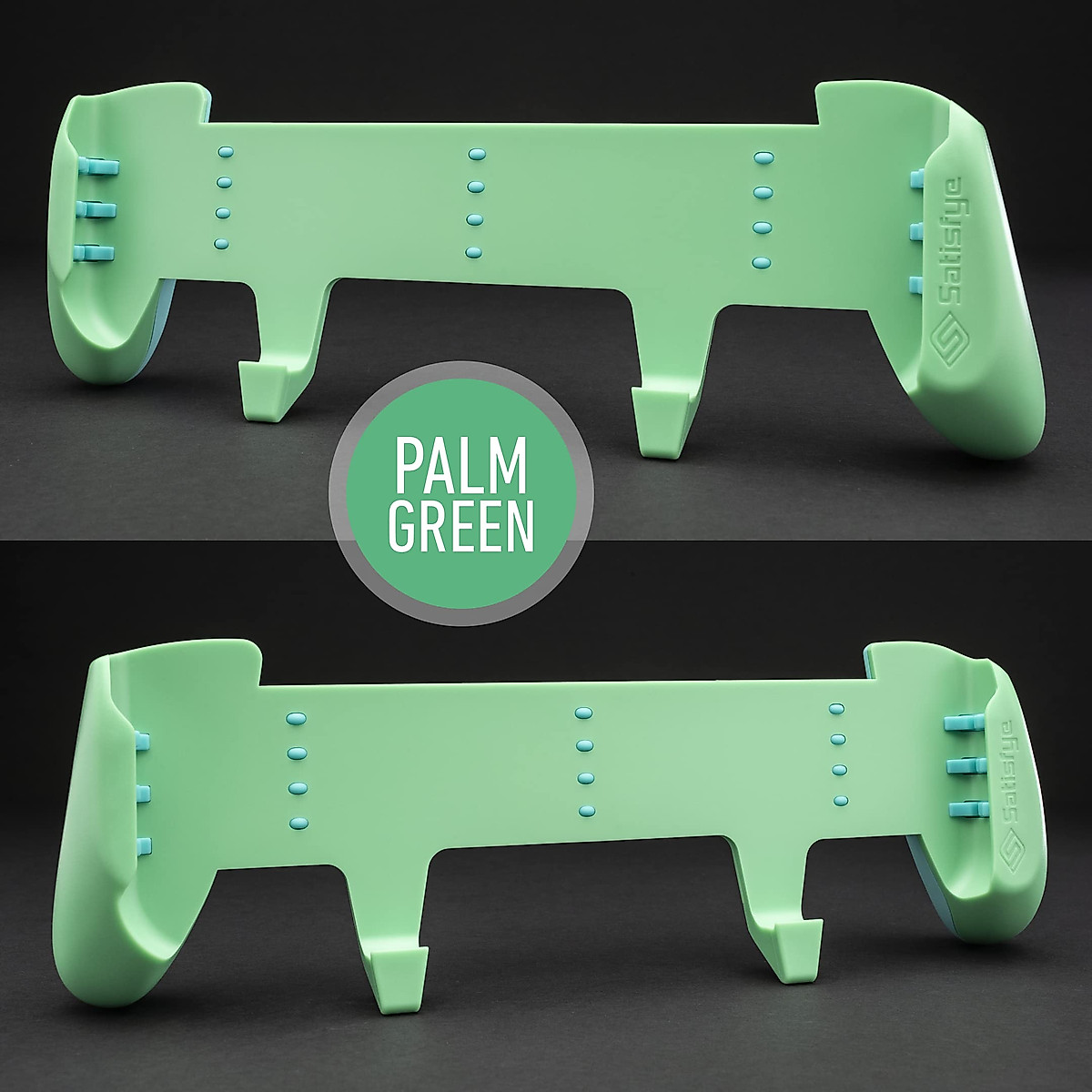 Satisfye - ZenGrip Pro Gen 3 OLED, a Switch Grip Compatible with Nintendo Switch - Comfortable & Ergonomic Grip, Joy Con & Switch Control. #1 Switch Accessories Designed for Gamers (Green)