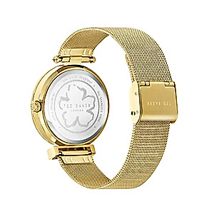 Ted Baker Women's Quartz Stainless Steel Strap, Gold, 16 Casual Watch (Model: BKPBWS2109I), Gold/Black