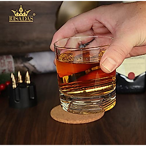 Fathers Day Dad Gifts - Gifts for Dad, Fathers Day Unique Gift Ideas, Best DAD Ever Gifts, Whiskey Stones Gold, Fathers Day Birthday Gifts from Daughter, Son, Fathers Day Presents