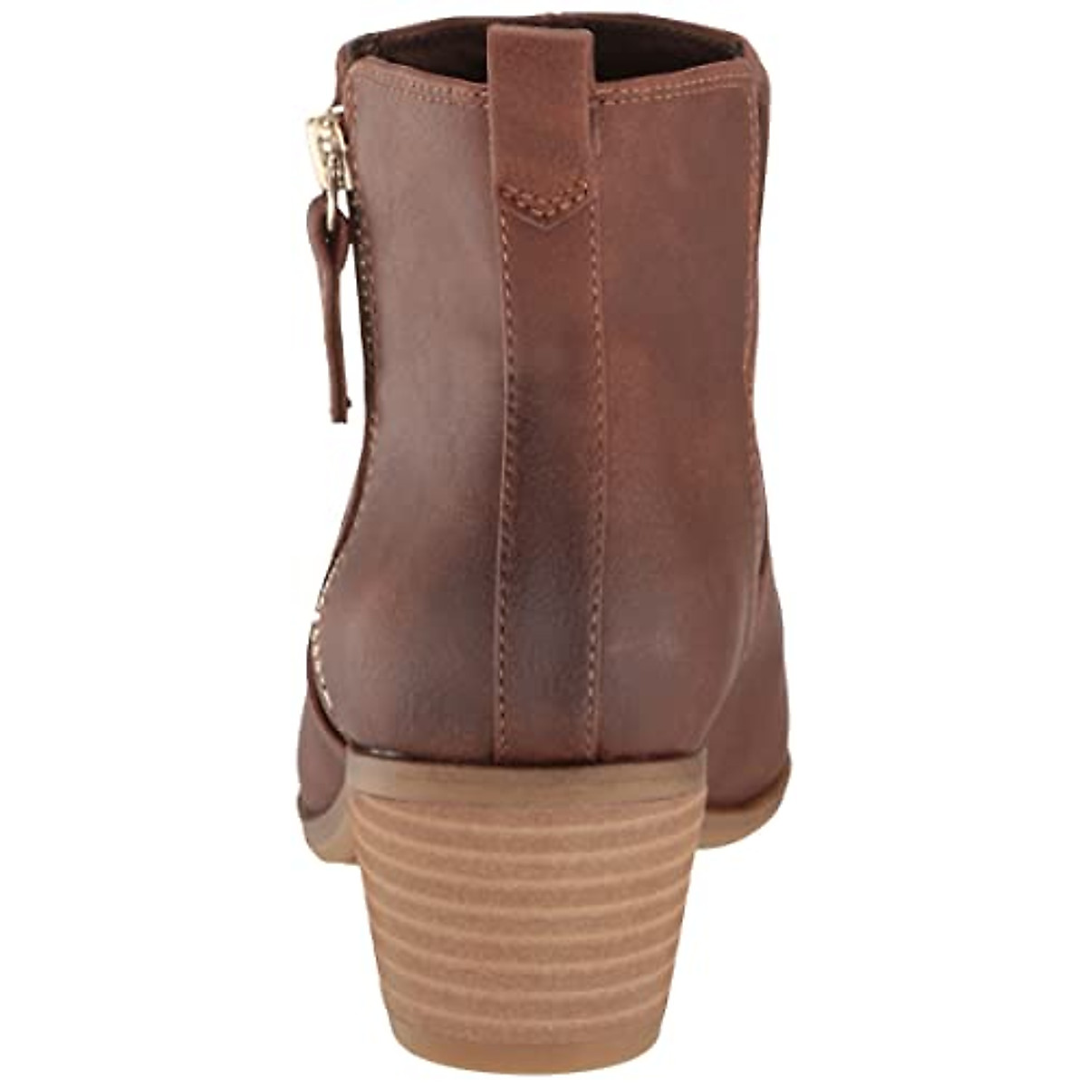 Dr. Scholl's Shoes Women's Lawless Ankle Booties Boot, Copper Brown Synthetic, 9