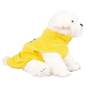 Fleece Vest Dog Clothes - Fall Winter Dog Sweater Pet Clothing, Warm Soft Pullover Sleeveless Dog Jacket Coat for Small Medium Dogs(XL,Blue)