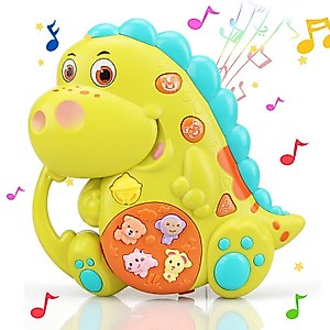 STEAM Life Baby Piano Toys, Baby Girl Toys Infant Toys, Dinosaur Toy Baby Music Toys, Baby Light Up Toys for 0 6 9 12 18 Months, Infant Toys for 1 Year Old Boy Girl Gifts, Baby Einstein Toys