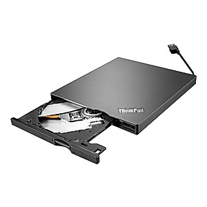 Lenovo External USB 3.0/2.0 ( 4XA0E97775) Slim Portable DVD Burner In The Lenovo Retail Sealed Packing for X1 Carbon And Yoga