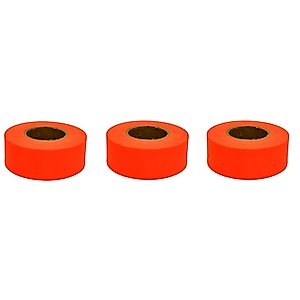 CH Hanson Fluorescent Orange Flagging Tape (3-Pack)