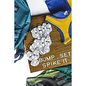 Daisy Lane Gift for Team Player Keychain - Set of 12 (Volleyball)