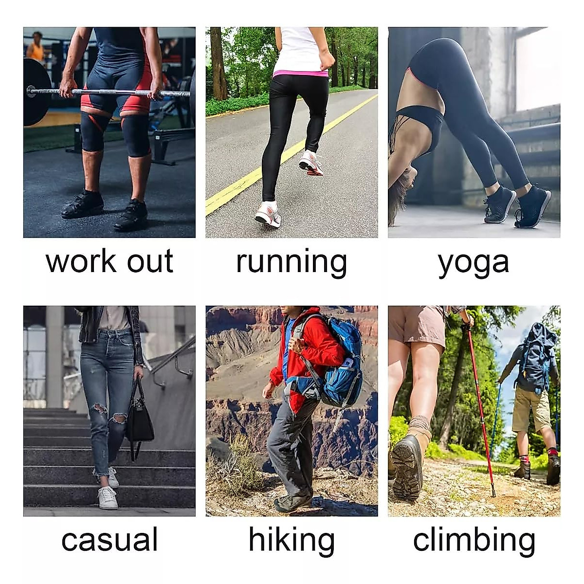 bataidis Women's Casual Ankle Socks Low Cut Athletic Socks 6 pairs (US, Alpha, Medium, Regular, Regular, Color2)