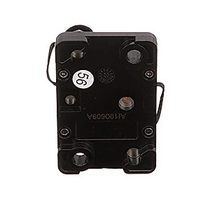 MotorGuide 8M0064076 Manual Reset Circuit Breaker — for 12V, 24 V and 36V Trolling Motors — Push-Button Reset — 60 Amp
