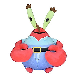Good Stuff Spongebob Characters 6 Inch Squidward Plankton Mr. Krabs Stuffed Plush Toy Set