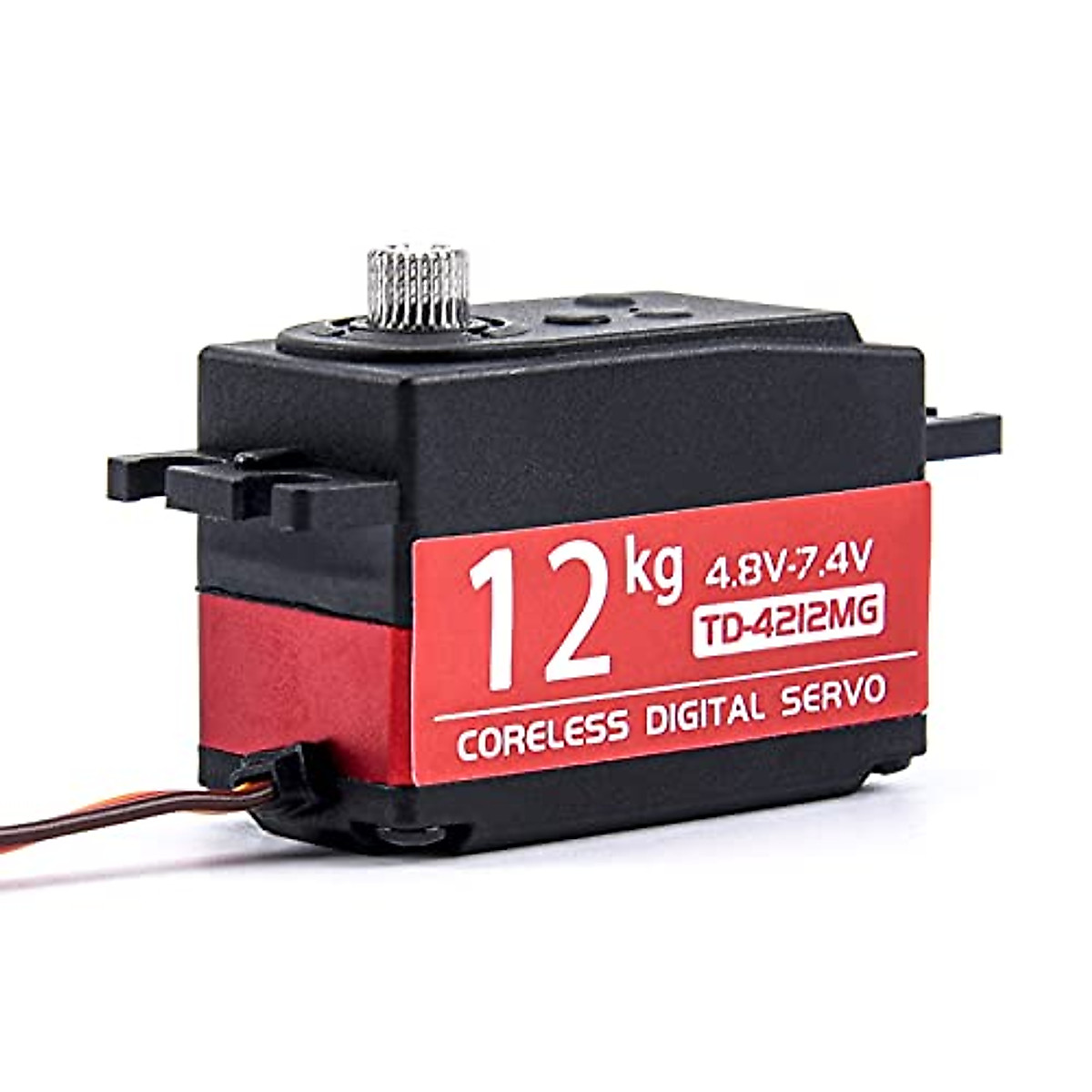 Waterproof 12kg Servo 180 Dgree Metal Gear High Speed Digital Servo Motor for Helicopter Tail Robot Car Drone Boat