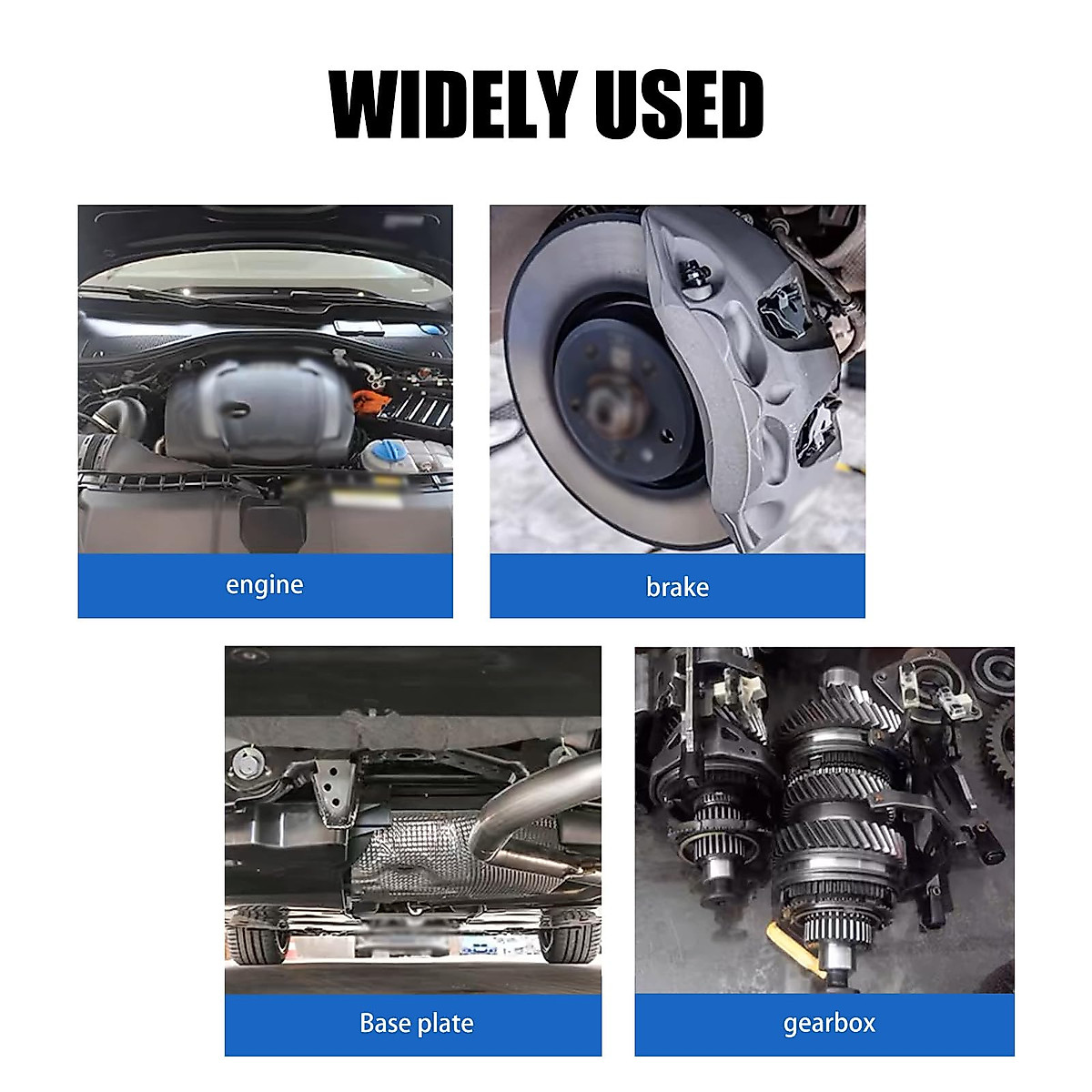 jokormo 1 PC Car Engine Stethoscope Tool, Vehicle Noise Diagnostic Device, Universal Waterproof Durable Metal Automotive Mechanics Cylinder Stethoscope Replacement for Truck SUV Car (Black & Silver)