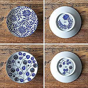 TAMAKI T-937112 Aica Plate L, Botanical Leaf, Diameter 8.7 x Height 1.0 inches (22.0 x 2.5 cm), Scandinavian, Modern, Stylish, Gift, Microwave, Dishwasher, Oven Safe