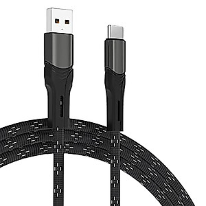 BGNTBUK Tops Lot 1m Braided Rope Data Cable Mobile Phone Color Fast Charging Line Soft Flash Charging Cable Suitable for Android Charging Port Pack of Android Chargers 10 Ft