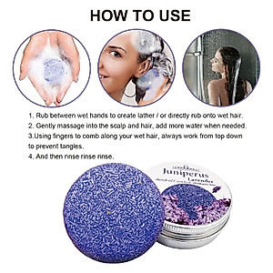 Hand-made Solid shampoo soap bar suitable for all hair types (Lavender)