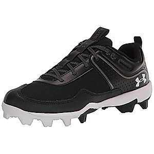 Under Armour Women's Glyde RM Softball Shoe, Black (001)/Black, 8.5