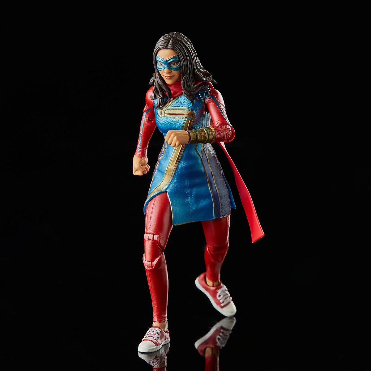 Marvel Hasbro Legends Series Disney Plus Ms MCU Series Action Figure 6-inch Collectible Toy, Includes 2 Accessories and 1 Build-A-Figure Part