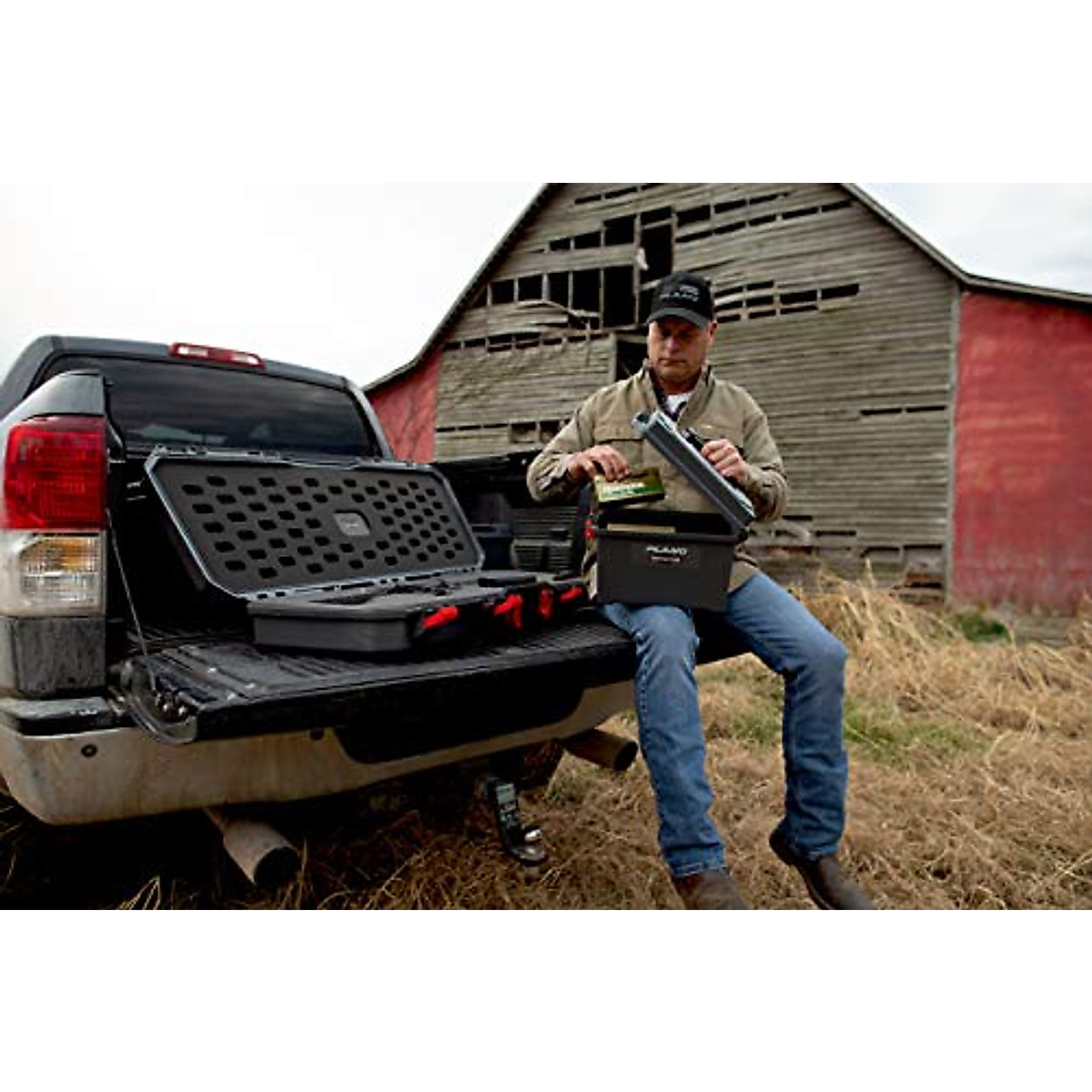 Plano All Weather 42 Inch AW2 Tactical Case with Rustrictor, Premium Gun Case with Perforated Pluck Foam for Custom Protection, Black