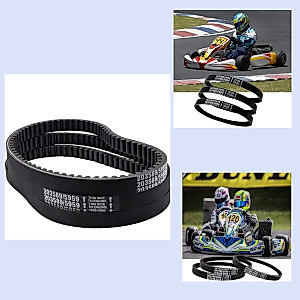 VEYDAMI 3 Pack of KT196 Drive Belt for 30 Series Go Kart Torque Converter Drive Belt Replaces Manco 5959 / Comet 203589