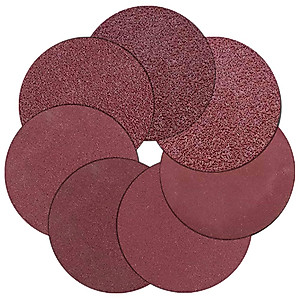 70 PCS 5 Inch Hook and Loop Assorted Aluminum Oxide Sanding Discs - 5 in No Hole - Orbital Sander Pad - Sander Paper,Sandpaper