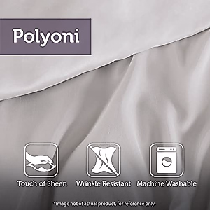 Madison Park Essentials Jelena Room in A Bag Faux Silk Comforter Classic Luxe All Season Down Alternative Bedding, Matching Bedskirt, Curtains, Decorative Pillows, Queen(90"x90"), Red 24 Piece