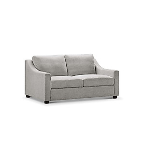 Abbyson Living Transitional Stain-Resistant Fabric Loveseat (Gray)