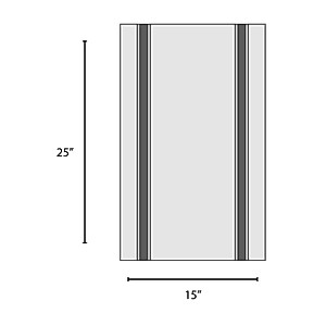 Avalon Kitchen Dish Towels Set (Value Pack of 15) Size 15x25 Inch, 100% Cotton Soft & Absorbent Linen Kitchen Towels, Tea Towels, Reusable Cleaning Cloths for Household Cleaning (Blue)